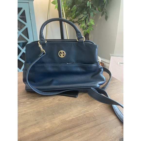 Giani Bernini | Bags | Vintage Giani Bernini Navy Dome Convertible ...
